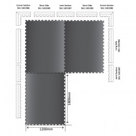POWER Interlocking 6ft x 4ft Mat