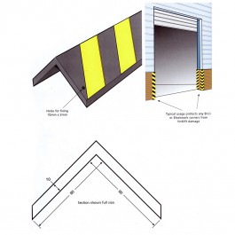 Reflective Corner Protector 800L x 98W x 98H