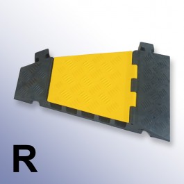 Right Corner Cable Protector 310L x 500W x 55H (5 Channels, 42mm x 42mm ...