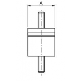 Double U Shear Mount - Anti Vibration